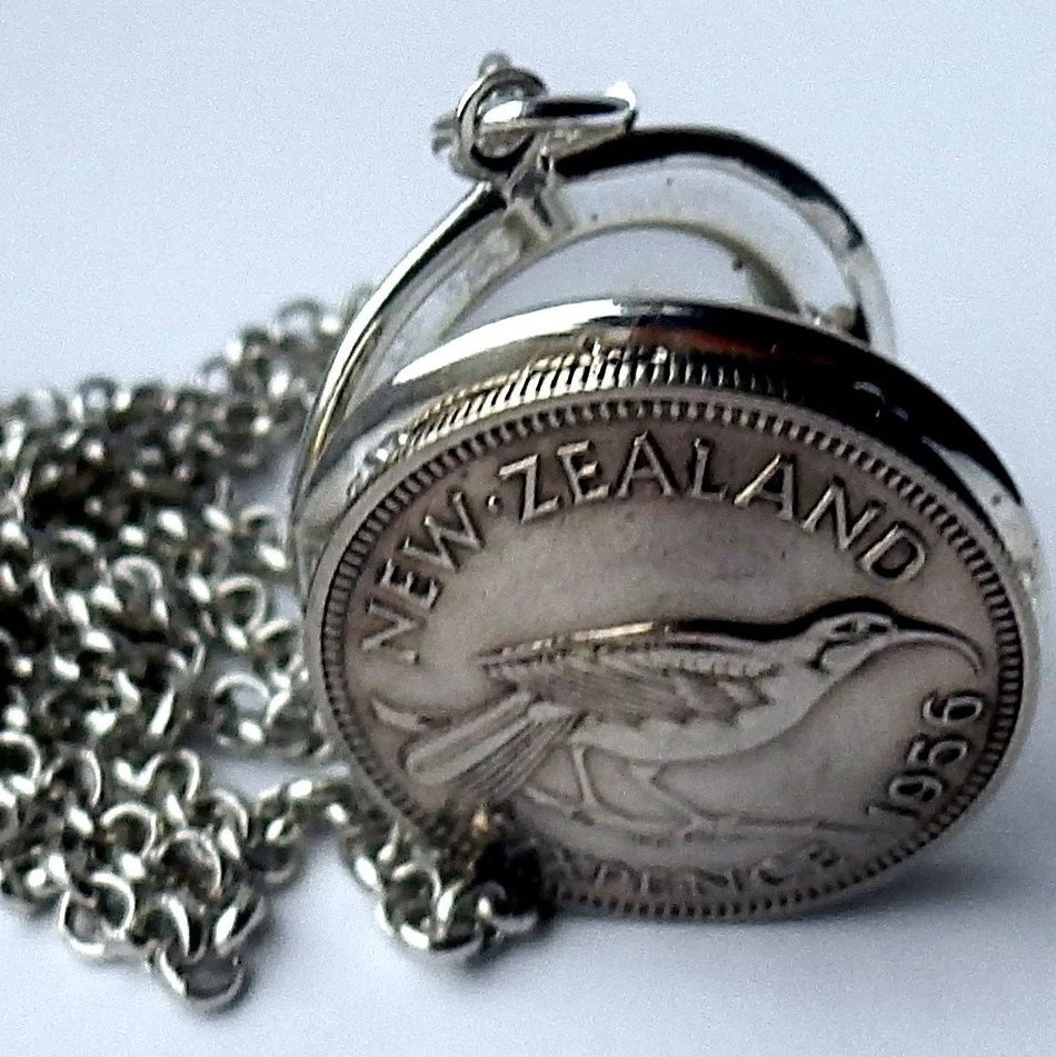 Sixpence Coin Locket - Jewellery at The Vault NZ - NZ