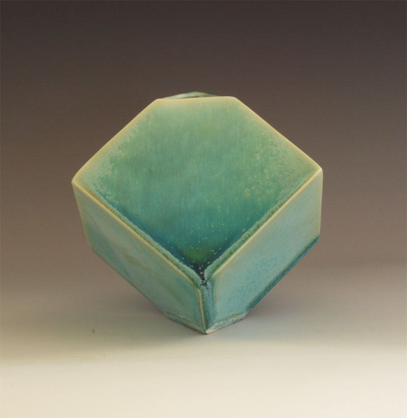 Ceramic Cube Vase - NZ : Artist and Brands at The Vault NZ