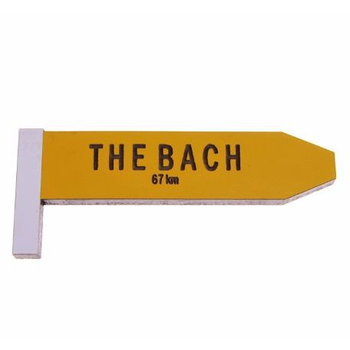 Magnet Sign The Bach - NZ : Ian Blackwell at The Vault NZ