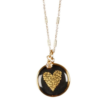 Little Hearts Cluster Pendant Gd Plate - OS : Jewellery at The Vault NZ