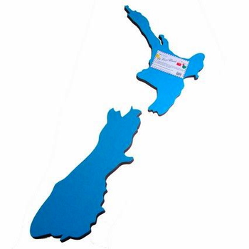 Pinboard Wizard NZ Map Blue - NZ : Ian Blackwell at The Vault NZ