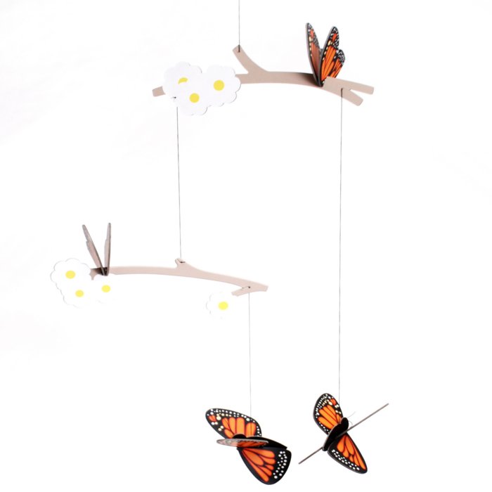 Hanging Mobile Monarch Butterflies - Kiri Booth at The Vault NZ - NZ
