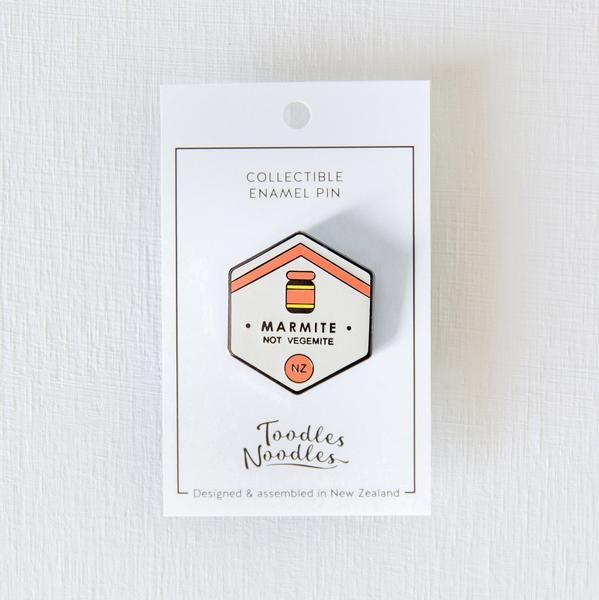 Marmite Enamel Pin - Jewellery at The Vault NZ - NZ